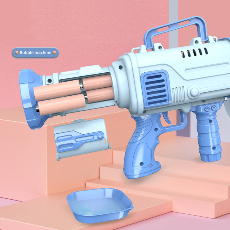 32 Hole Rocket Boom Bazooka Bubble Gun Diy Bubble Machine For Adults ...