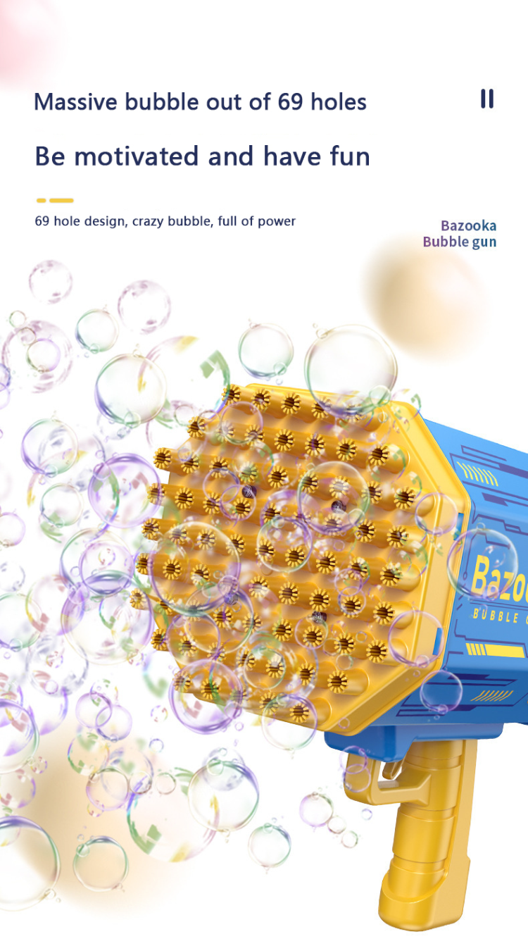 Buy China Wholesale Pt Wholesale Upgraded Bazooka Bubble Gun Light-up Toys Soap Rocket Launcher ...