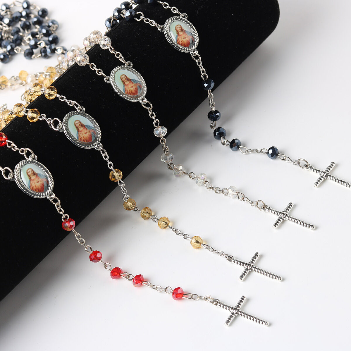 Buy Wholesale China Catholic Jewelry Items Heart Decade Crystal ...