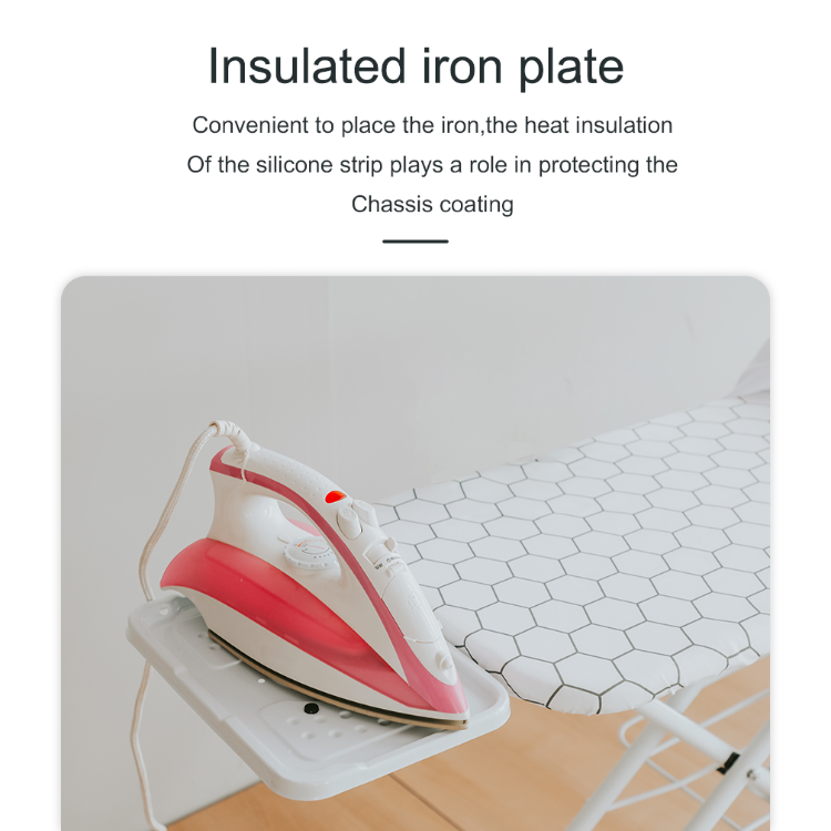 Baoyouni White Portable Adjustable Ironing Board Folding Iron Clothes ...