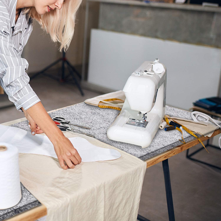 Wool Ironing Boards Pressing (gray) 1.27 Cm Thick Portable Ironing Pad ...