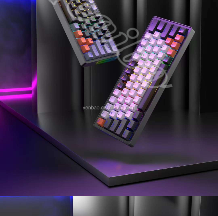 Yeaibo Teclado Custom Mechanic Laptop Magic And Mouse Ipad Keyboards ...