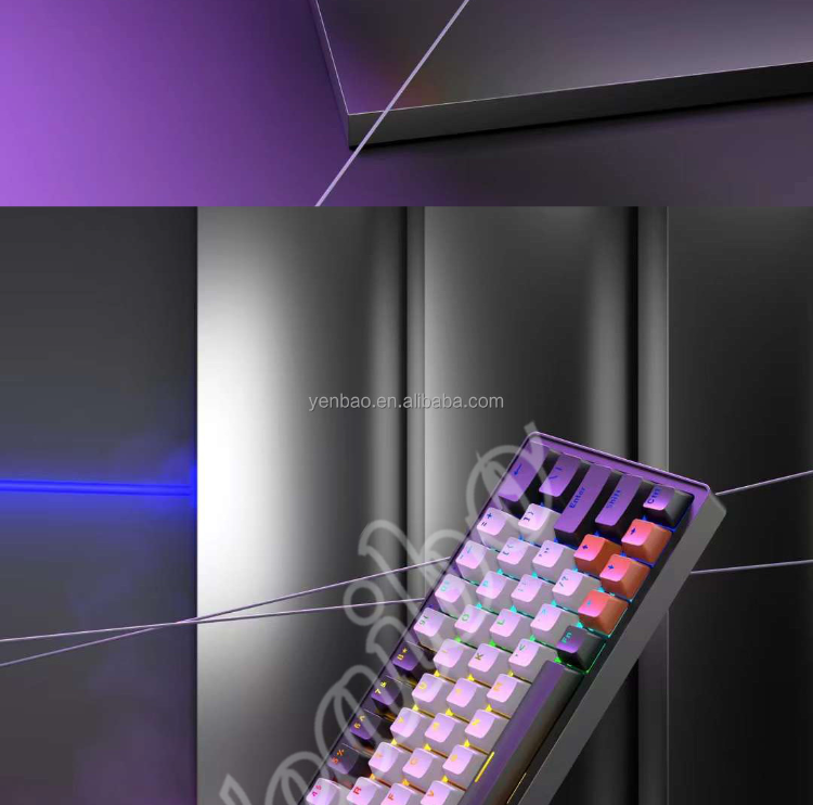 Yeaibo Teclado Custom Mechanic Laptop Magic And Mouse Ipad Keyboards ...