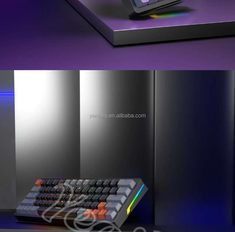 Yeaibo Teclado Custom Mechanic Laptop Magic And Mouse Ipad Keyboards ...