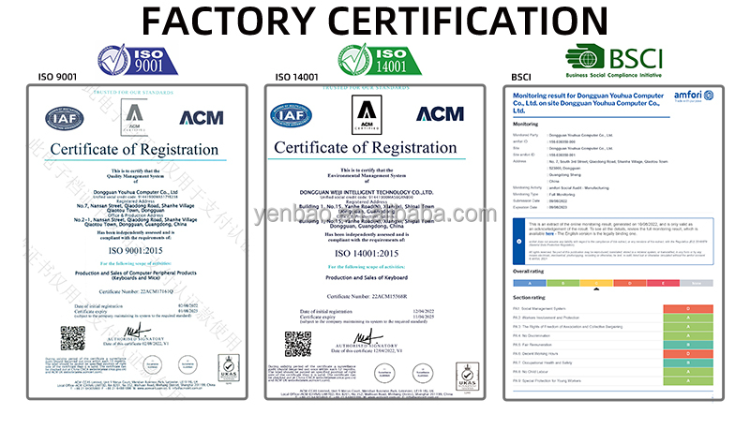 Yeaibo Teclado Custom Mechanic Laptop Magic And Mouse Ipad Keyboards ...