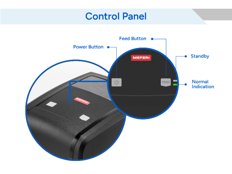 Mefefi Mp4000d High Speed Thermal Printer Head 80 Mm Thermal Label ...