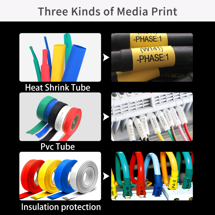 N-mark Best Heat Shrink Tube Label Printer And Shrinkable Printer Of ...
