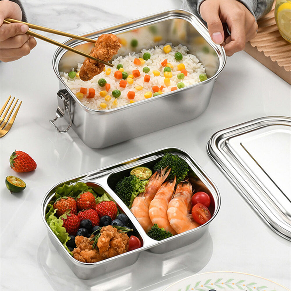 Buy Wholesale China Wholesale 304 Stainless Steel Lunch Box Portable 2 ...