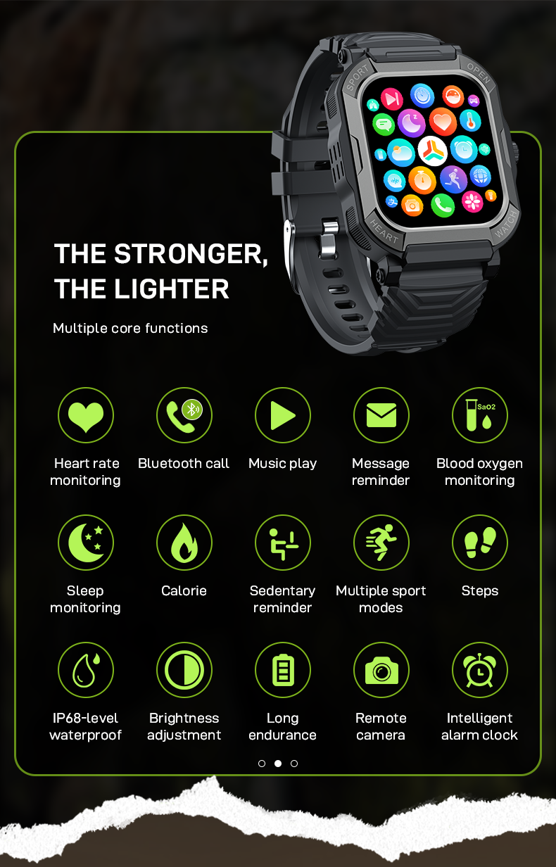 Buy China Wholesale Outdoor Sports Sos Smartwatch H30 Bluetooth Calling ...