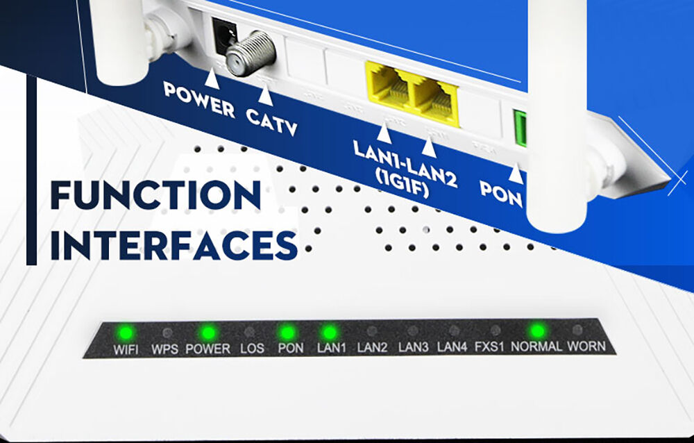 Factory Special Sales 1ge 1fe Wifi With Catv 2 Antennas Router Ipv4 &ipv6 Olt Compateable Smart ...