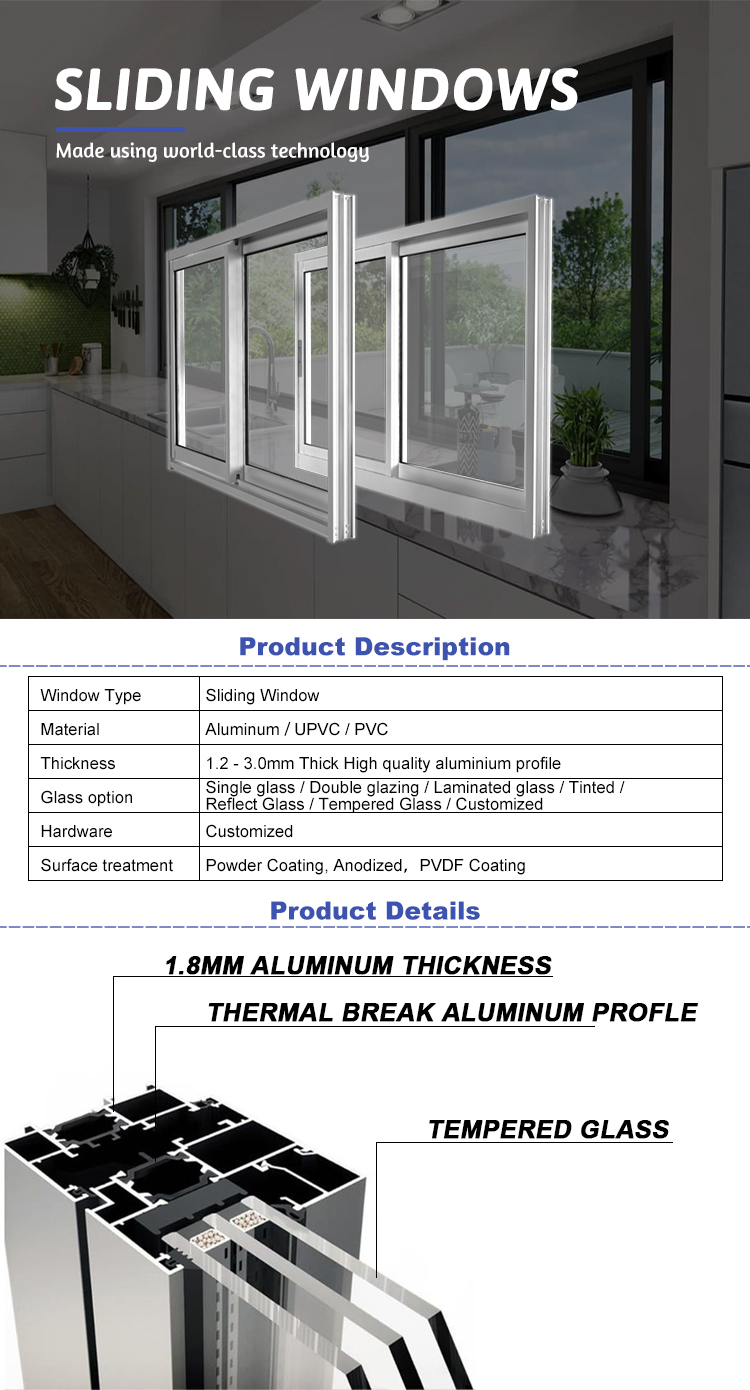 Buy Wholesale China Modern Grill Design Double Glazed Windproof ...