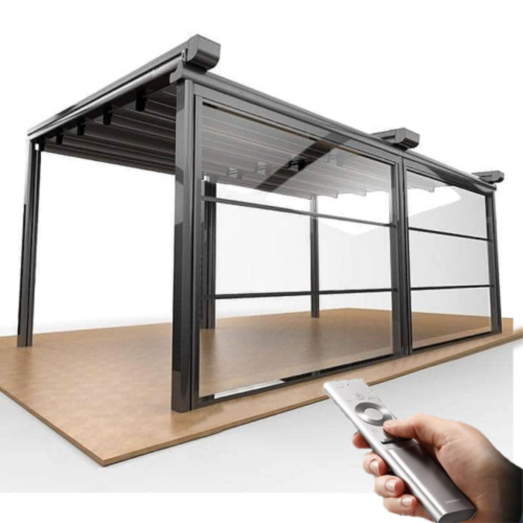 Deda Vertical Sliding Windows Electric For Sunroom Villa Bar Sliding ...