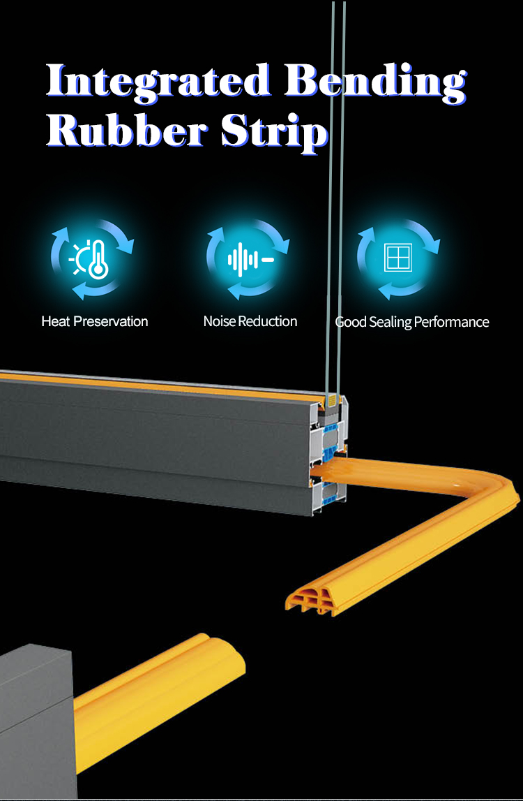 Prehung Aluminum Alloy Glass Sliding Windows For Villa Double-layers ...