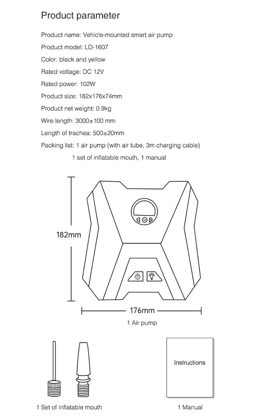 Buy Wholesale China Portable Motorcycle Bicycle Car 150psi Tyre ...