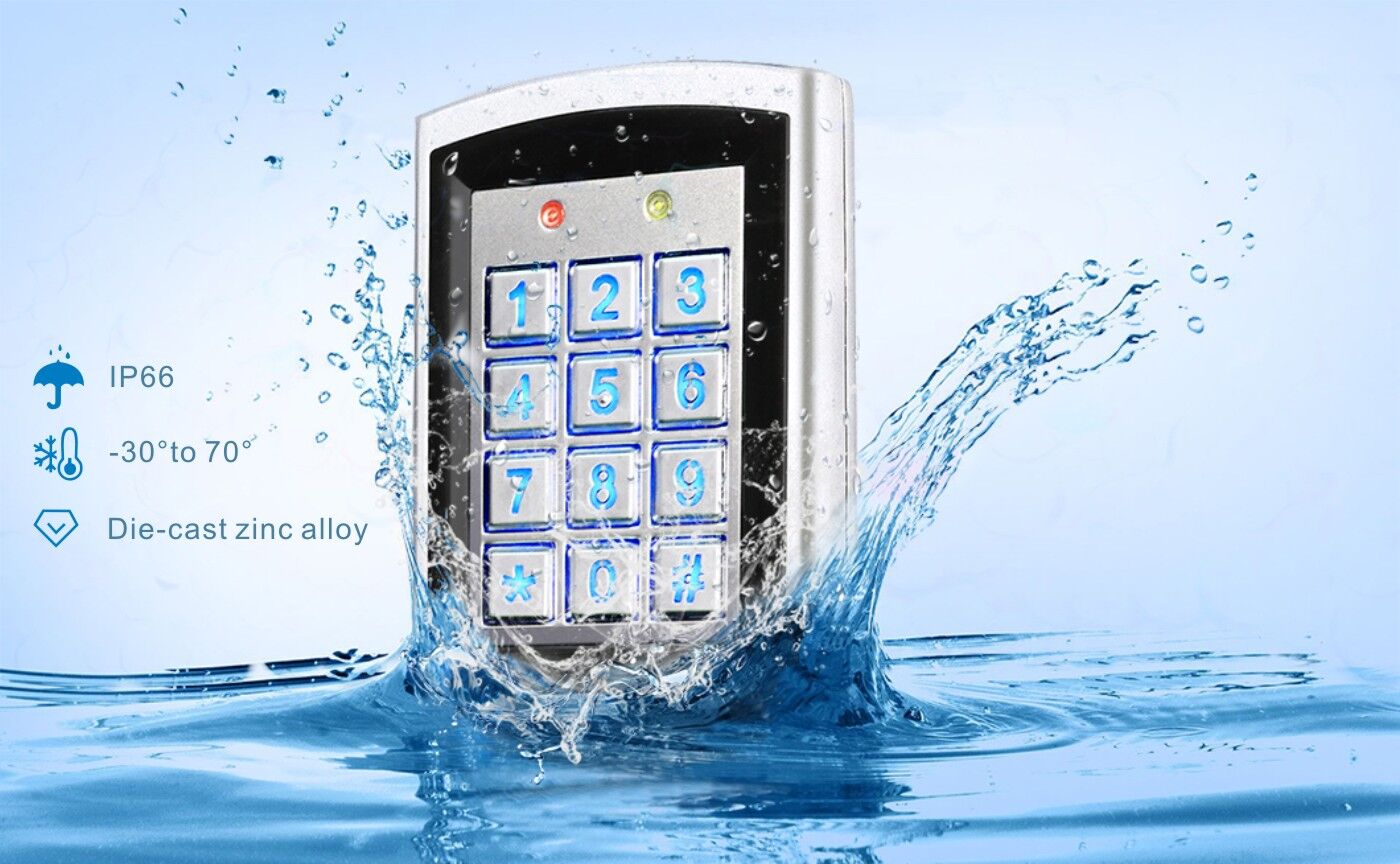 Buy Wholesale China Access Control Keypad Standalone Waterproof Sealed Ip66 Zinc Alloy 125khz ...