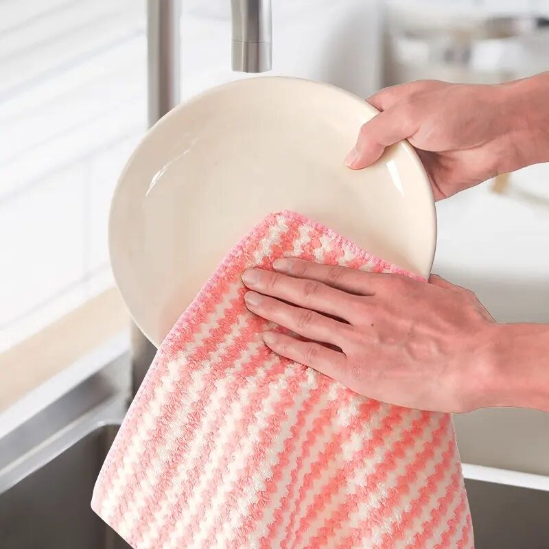 Buy Wholesale China Dishcloth Absorbent Non-shedding Non-oil Dishcloth ...