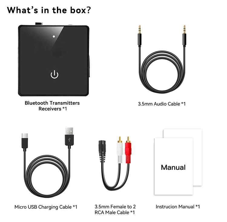 Buy Wholesale China Bluetooth Adaptation Receiver V5.2 2 In 1 Wireless ...