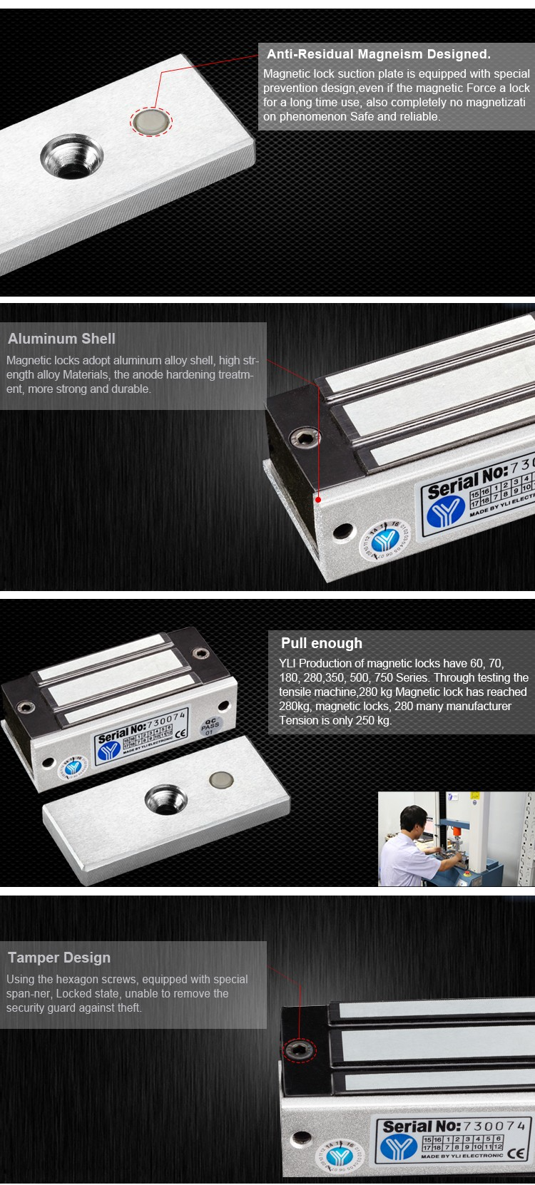 Buy Wholesale China Single Door Electric Magnetic Lock With Time Delay ...