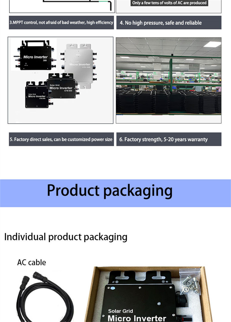 Buy Wholesale China 300w Mppt Solar Grid Tie Micro Inverter Power 400w ...