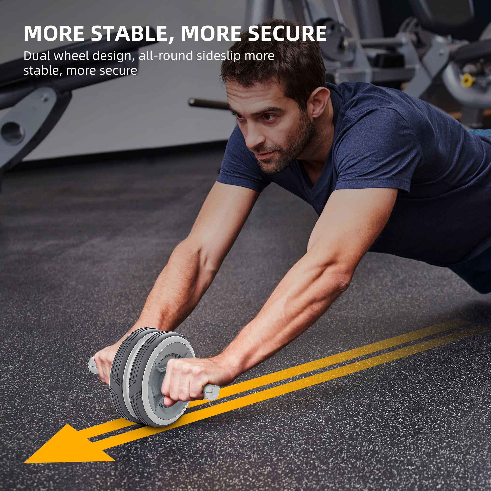 Buy Wholesale China Smart Fit Equipment Abdominal Wheel Exerciser Ab ...