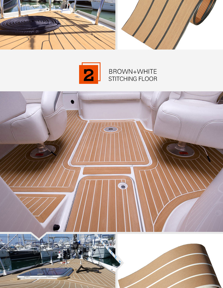 Buy Wholesale China Pvc Faux Teak Boat Decking Sheet Boat Flooring ...