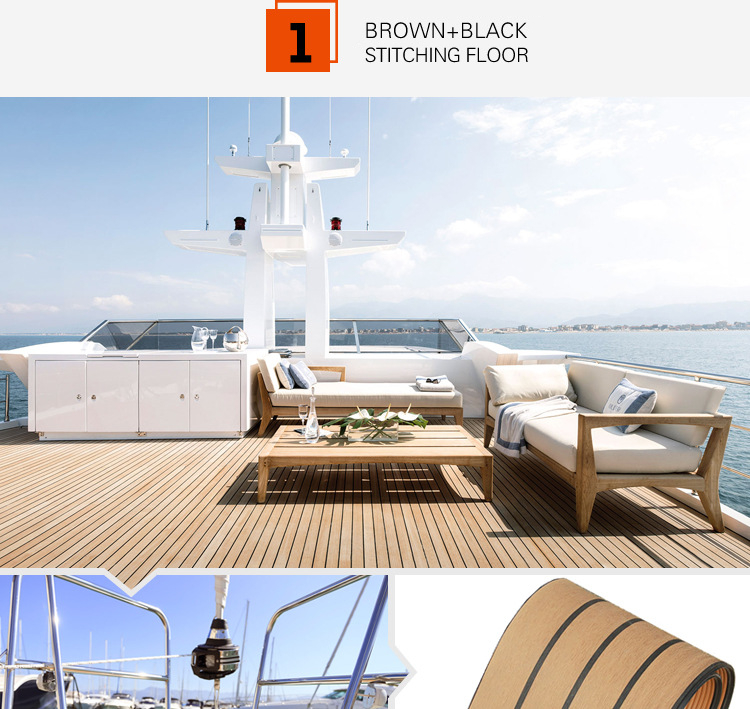 Buy Wholesale China Pvc Faux Teak Boat Decking Sheet Boat Flooring ...