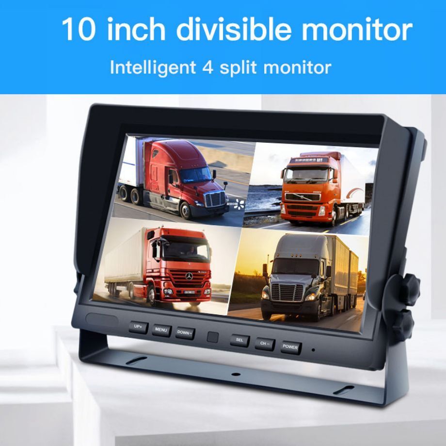 Buy Wholesale China 10 Inch Tft Lcd Screen Split Quad Car Monitor Dvr ...