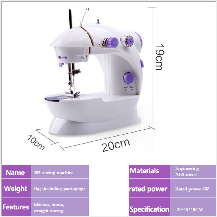 Multifunction Electric Sewing Machine Mini Portable Household Led Night ...