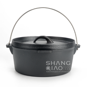 Camping Outdoor Bbq Campfire Pots And Pans Basics Pre-seasoned 5 Piece ...