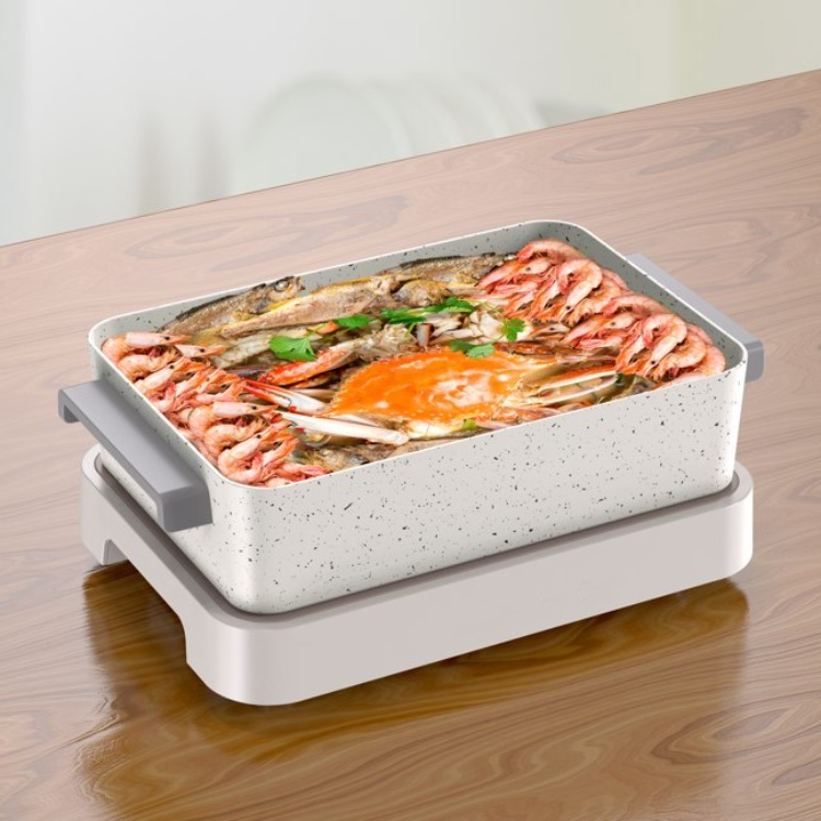 Buy Wholesale China New Design 2 In 1 Electric Grill Pan 2.5l Separable ...