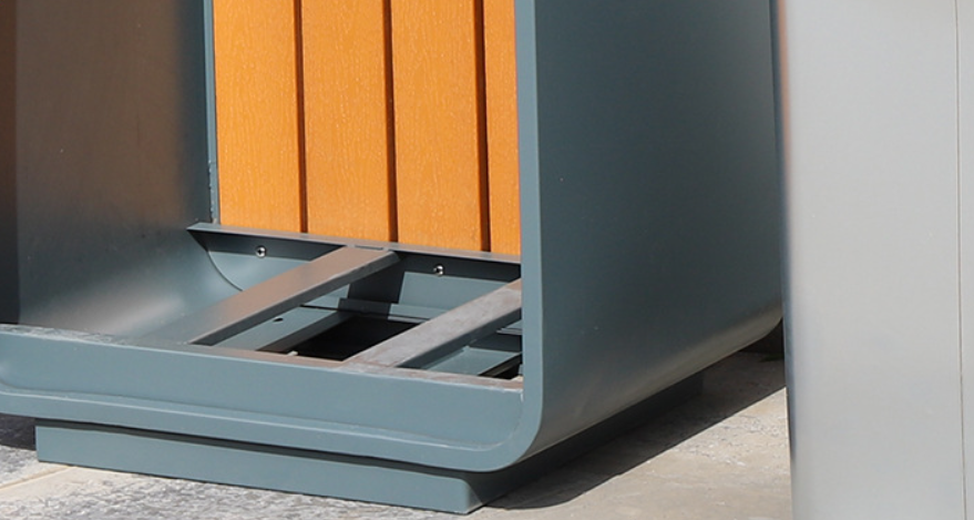 High Quality Wood Material And Eco-friendly Feature Garden Bin For Park ...