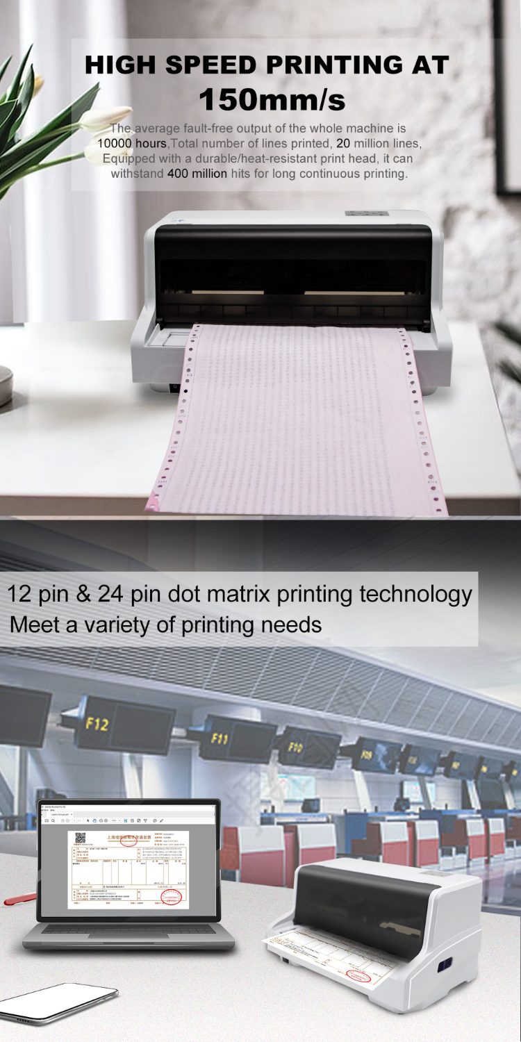 Iprt&beeprt High Printing Speed Desktop Receipt Stylus Printer Passbook ...