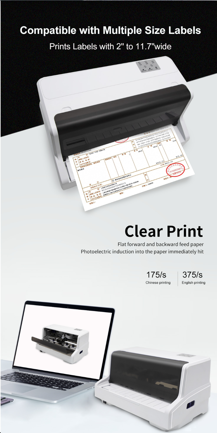 Iprt&beeprt High Printing Speed Desktop Receipt Stylus Printer Passbook ...
