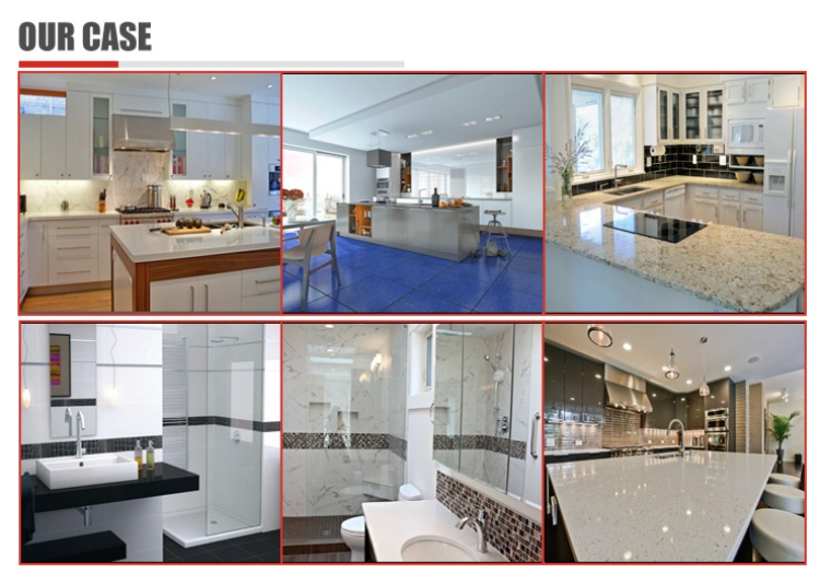 Buy Wholesale China Custom Made Bathroom Rectangle Honed Artificial ...