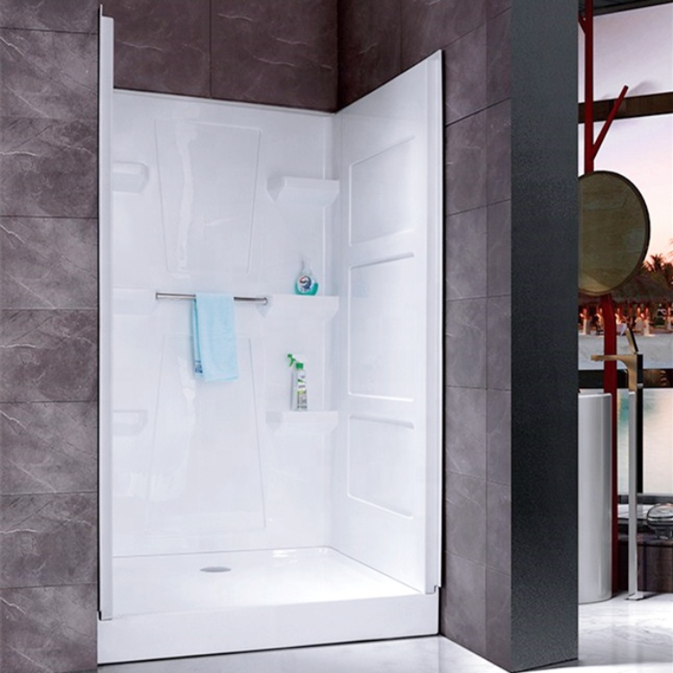 Buy Wholesale China New 3 Piece Bath And Shower Cubicles Wall Panels ...