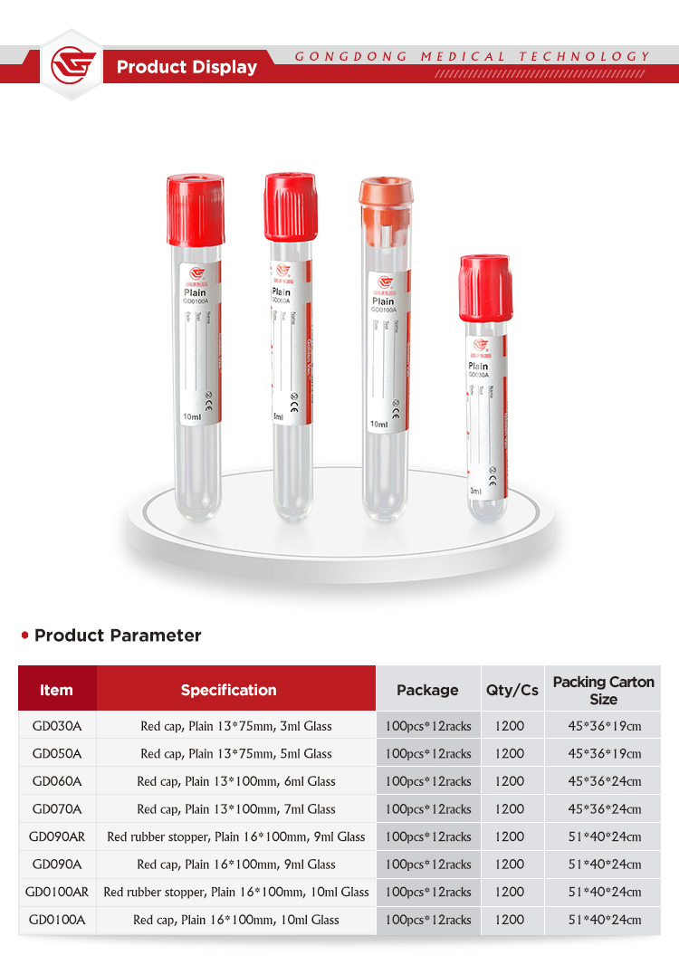 Buy Wholesale China No Additive Vacuum Medical Venous Blood Collection ...