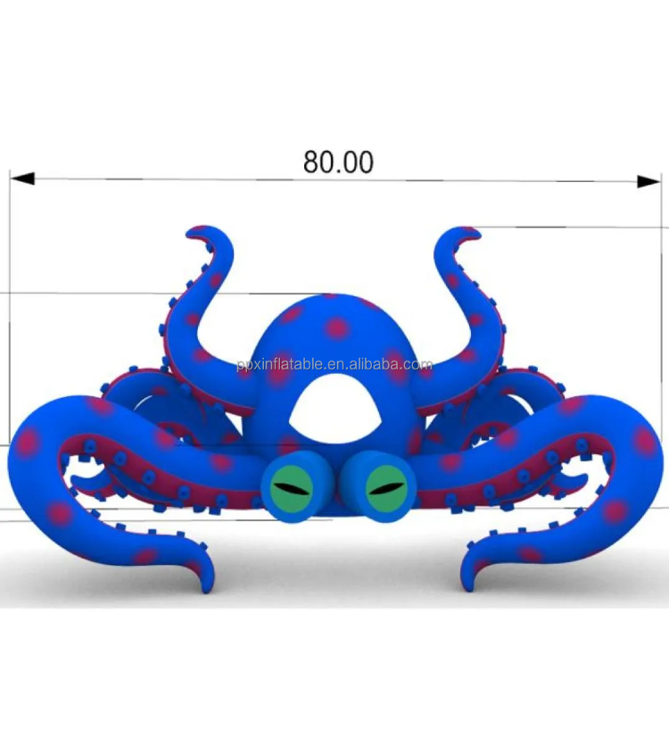 8m Giant Inflatable Dj Ufo Octopus Cabin Background Wall Booth Balloon ...