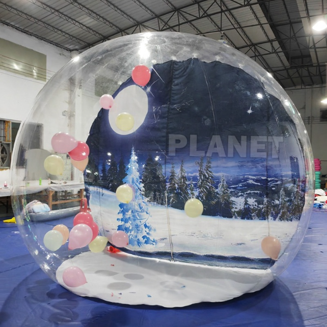 Buy Wholesale China Popular Christmas Advertising Photo Booth Pvc Snow ...