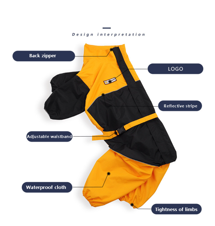 Buy Wholesale China Dog Storm Suit High Collar Gold Wool Labrador ...