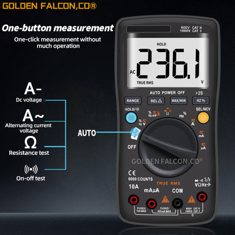 Digital Original Clamp 2 In 1 High Accuracy Professional Digital Multimeter Voltage Meters ...