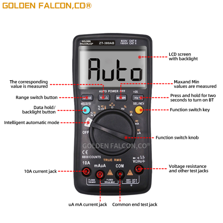 Digital Original Clamp 2 In 1 High Accuracy Professional Digital ...