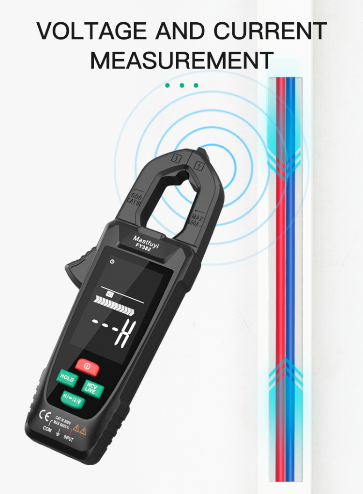 Buy Wholesale China Mastfuyi Digital Clamp Meter Large Screen ...