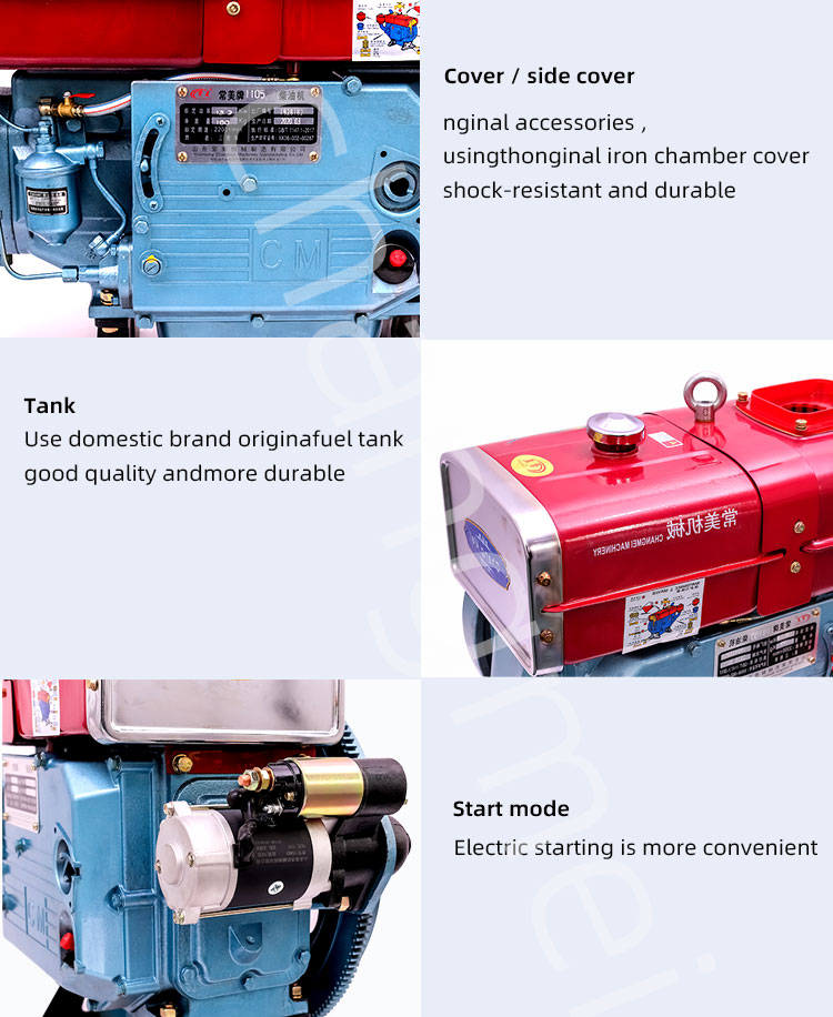 Buy Wholesale China Zs1100 Water-cooled Electric Start Diesel Tractor ...