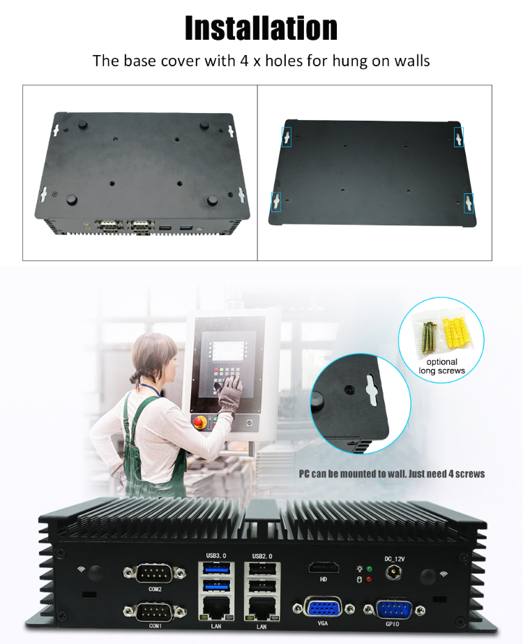 Buy China Wholesale Industrial Fanless Mini Pc Core I5-4278u I7-4578u ...