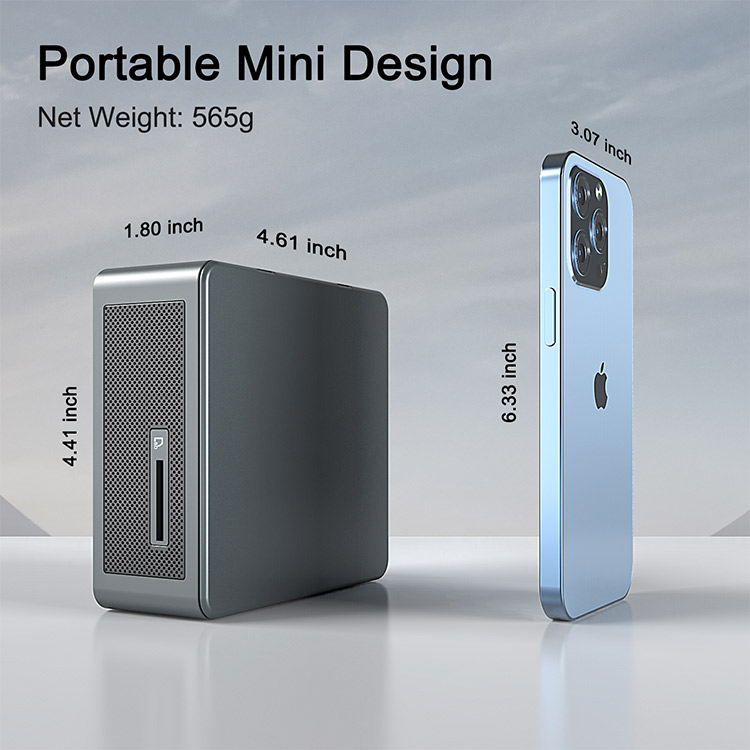 Buy China Wholesale Shenzhen Mini Pc Portable Intel 12th Gen Thin ...