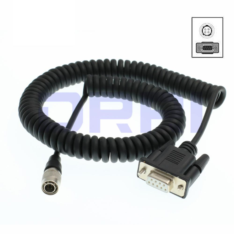 Hirose 4 Pin Communication Data Cable Rs232 Db9 For S3 S5 S6 S7 S8 S9 ...