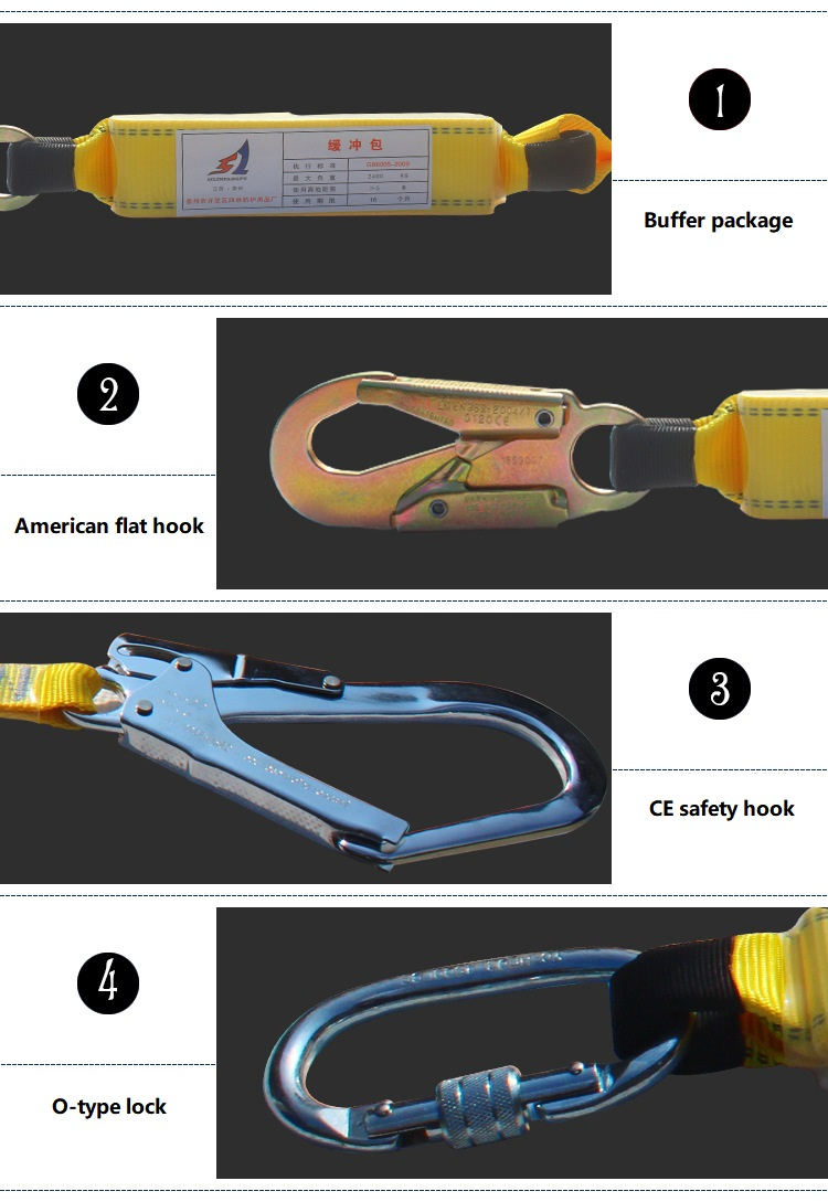 Buy Wholesale China Safety Harness Fall Protection Elastic Energy ...