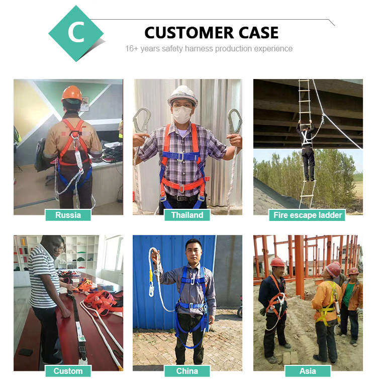 Scaffold Safety Harness Safety Harness Lanyard Five Point Safety ...