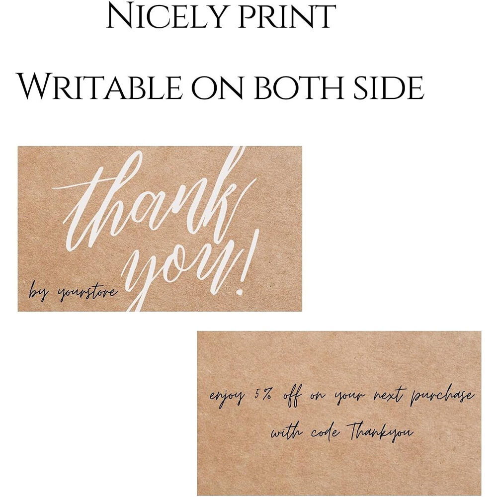 Buy Wholesale China Cute Small Business Thank You Cards Customized ...
