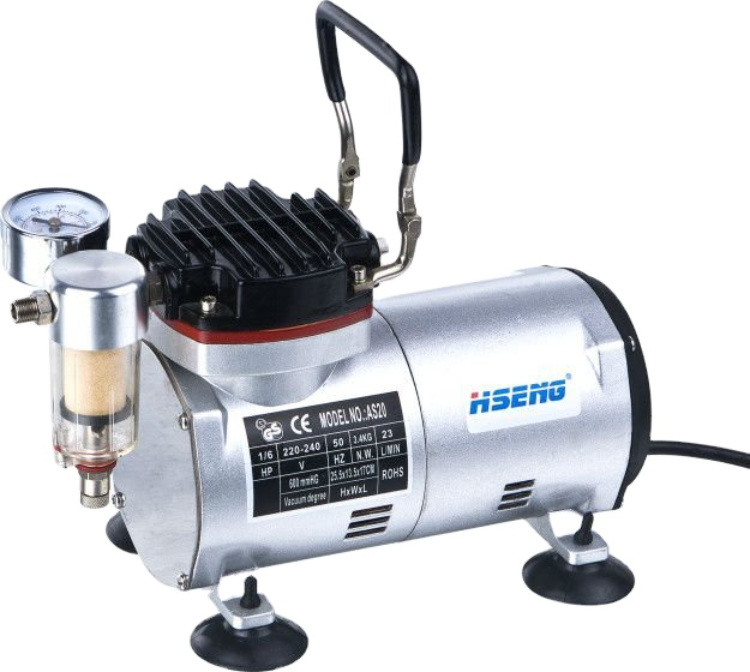 Double Cylinders Piston Type Vacuum Pump With Filter Vaccum Pump ...